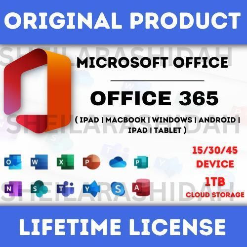 MICROSOFT OFFICE 365 2023 for Windows & IOS & ANDROID & IPAD & TABLET ...