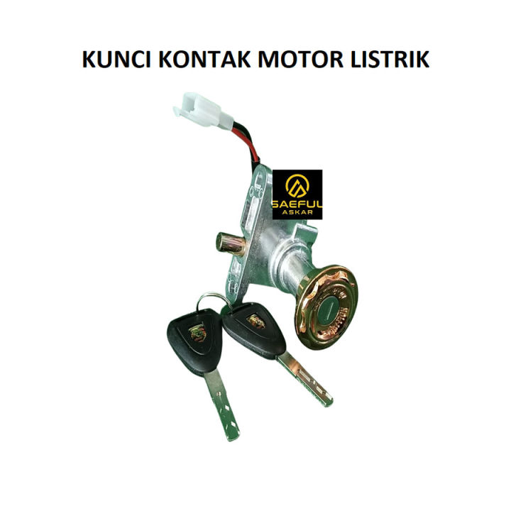 Kunci Kontak Motor Listrik Universal - Sparepart Motor Listrik | Lazada ...