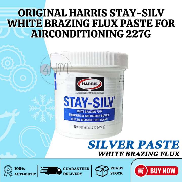 FOURHMC ORIGINAL HARRIS STAY-SILV WHITE BRAZING FLUX PASTE FOR ...