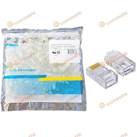 COD AMP TYCO RJ45 CONNECTOR SET OF 100 CAT5 CAT6 | Lazada PH