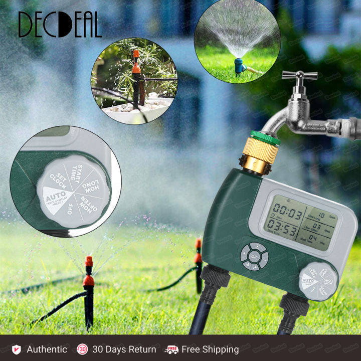Programmable Digital Hose Faucet Timer Outdoor Batter Y Operated Automatic Watering Sprinkler
