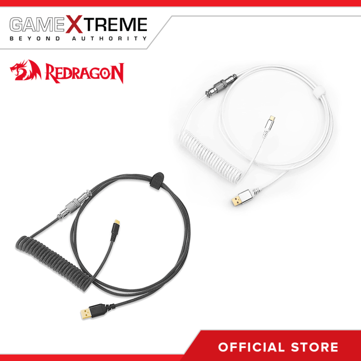 Redragon A115 Coiled USB-C Cable For Gaming Keyboard | Lazada PH