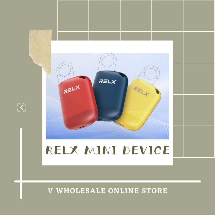 [V ONLINE STORE] 100% ORIGINAL STOCK RELX MINI COMPATIBLE WITH RELX ...