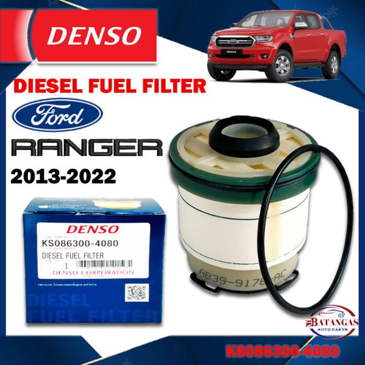 DENSO DIESEL FUEL FILTER FORD RANGER 2.2/3.2 2013-2022 PN: KS086300 ...
