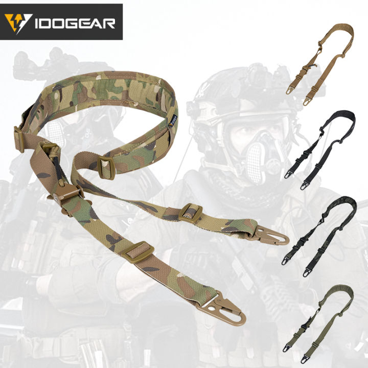 IDOGEAR Tactical Sling Quick Adjust Padded 2 Point Sling Multi-function ...