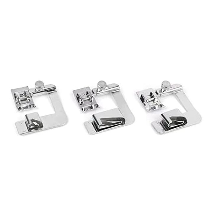 Wide Hemming Foot Sewing Machine Presser Foot 3 Size 1/2 Inch,3/4 Inch ...