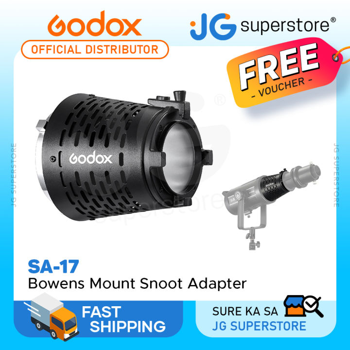 Godox SA-17 Bowens Mount Snoot Adapter to SA-P Projector Projection ...