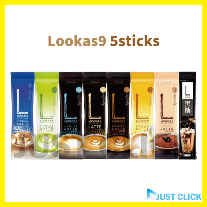lookas 9 5sticks instant coffee / Kanu Maxim Lookas9 Latte Double Shot ...