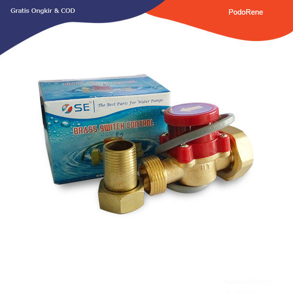 Flow Switch Sanei 1” x 3/4” atau 1” x 1/2” Alat Otomatis Pompa Booster Pendorong Air | Lazada ...
