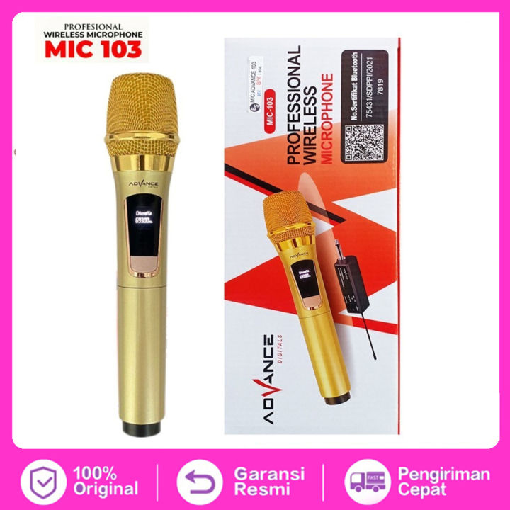 Mic Advance MIC 103 - Advance Mic Karaoke Profesional | Lazada Indonesia