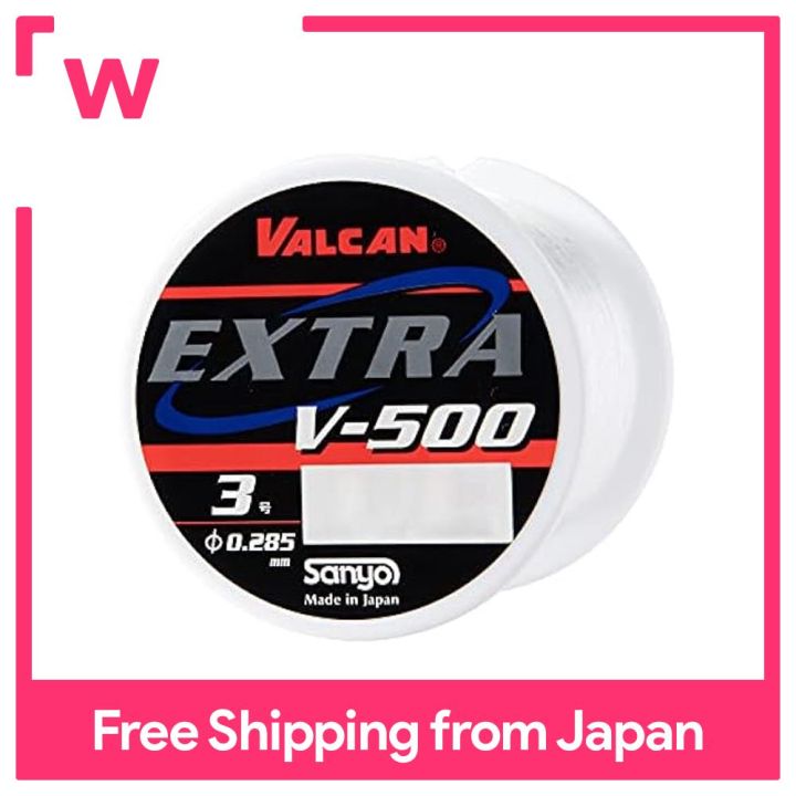 Sanyo Nylon Nylon Line Vulcan Extra V-500 500m #4 Natural Clear | Lazada PH