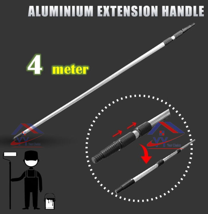 Adjustable Telescopic Aluminium Extension Pole 4M Adjustable Paint ...