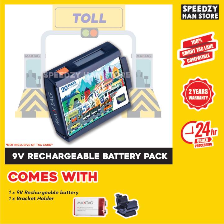 MaxTag Smart Tag Touch n Go Toll - Rechargeable Battery Pack | Lazada