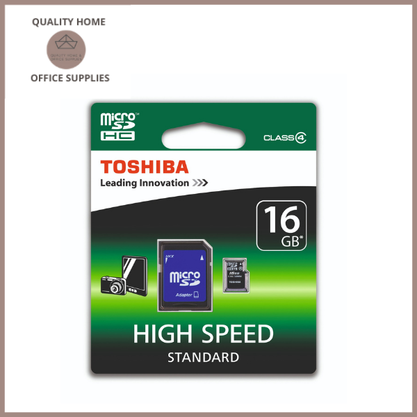 Toshiba 16gb Micro Class 4 with Adapter 100% Original memory card ...