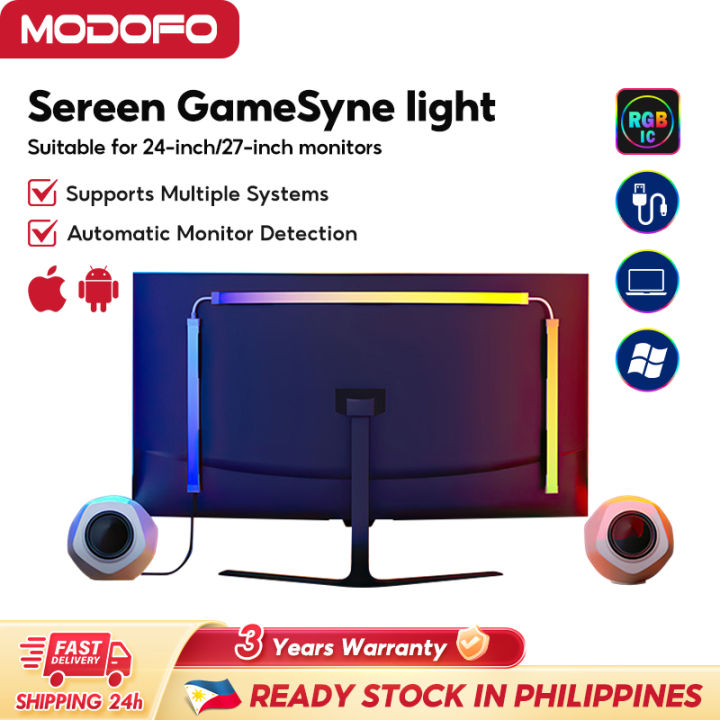 MODOFO Computer Monitor Screen Ambient Backlight For 24-34 Inch Color ...
