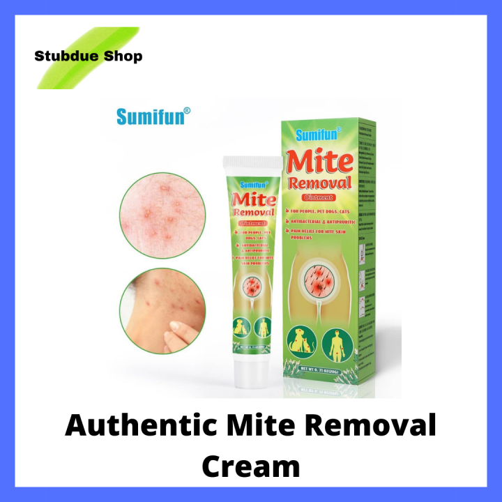 Authentic Effective Mite Removal Cream Anti Itch Antibacterial 20g ...