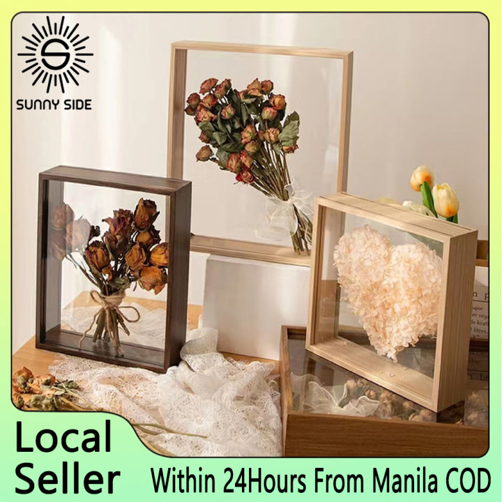 Wooden Plant Flower Frame Hollow Frame Photo Frame Diy Flower Specimen ...