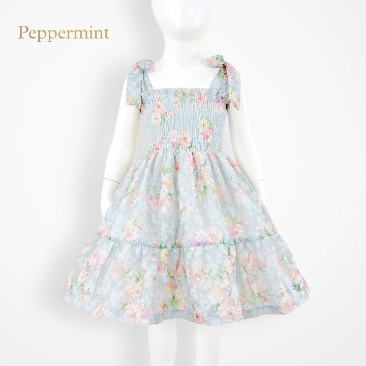 Peppermint Kids Jesmine Dress (Light Blue) | Lazada PH