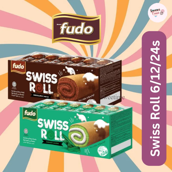Fudo Swiss Roll Cake 6s/12s/24s | Lazada