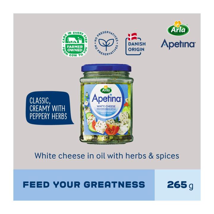 Arla Apetina W/Spices Cheese In Glass Bottle | Lazada Singapore