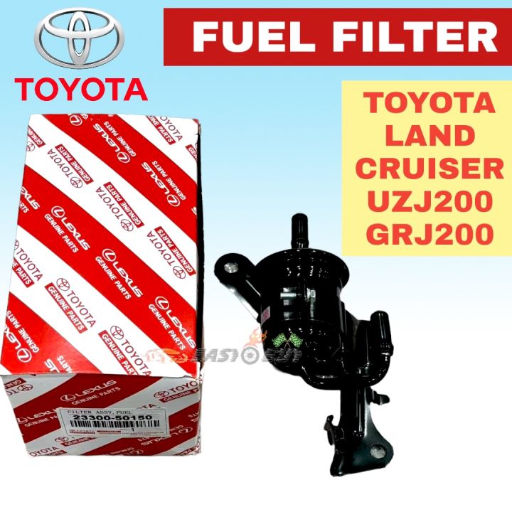 ORIGINAL TOYOTA FUEL FILTER - TOYOTA LAND CRUISER UZJ200 GRJ200 23300 ...
