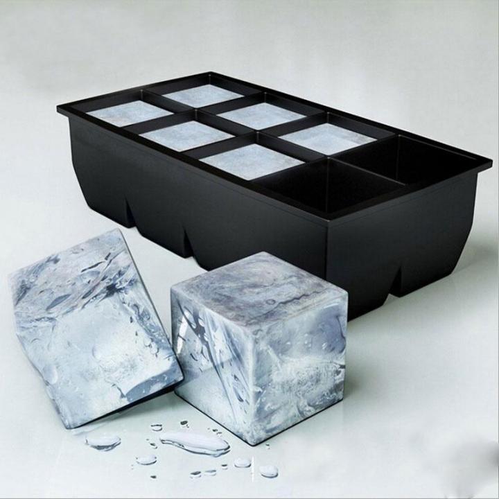 Cetakan Es Batu Silikon Model Kotak Besar 15 Lubang - BPA Free Tempat ...
