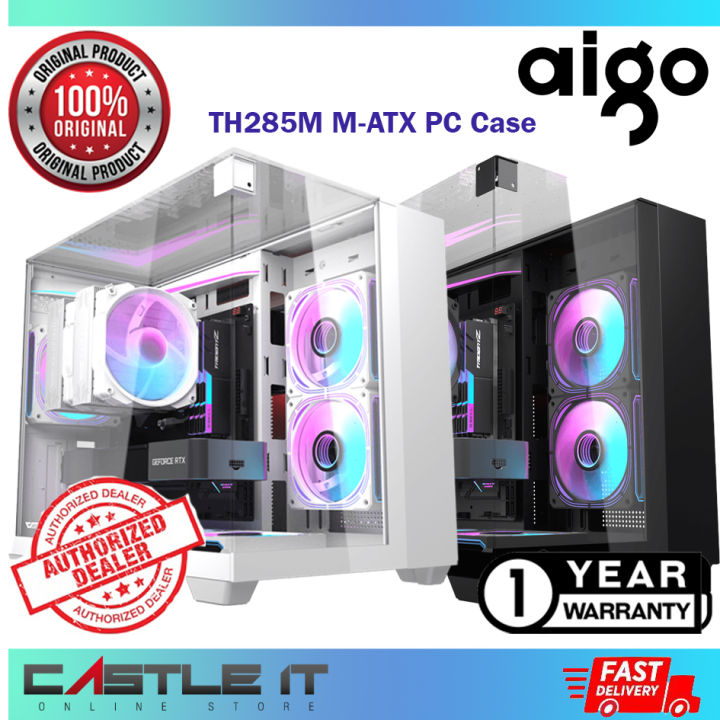 Aigo DarkFlash TH285M MATX PC Case Casing Chassis Luxury Premium ...