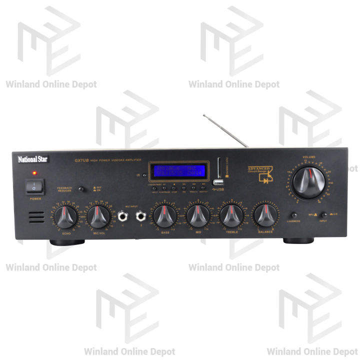 National Star by Winland GX7UB High Power Videoke Amplifier with ...