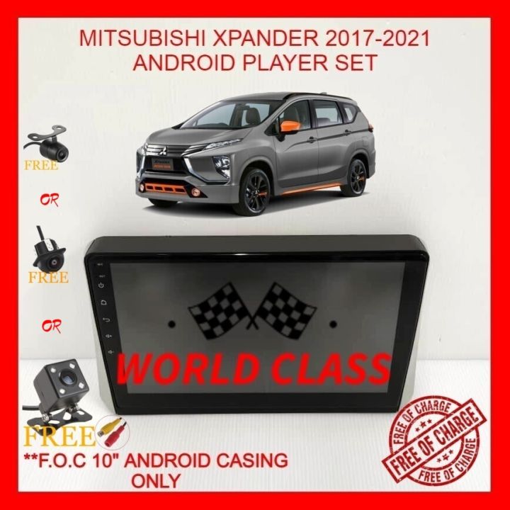 MITSUBISHI XPANDER 2017-2021 ANDROID 10" IPS PLAYER 2.5D WITH ( F.O.C ...