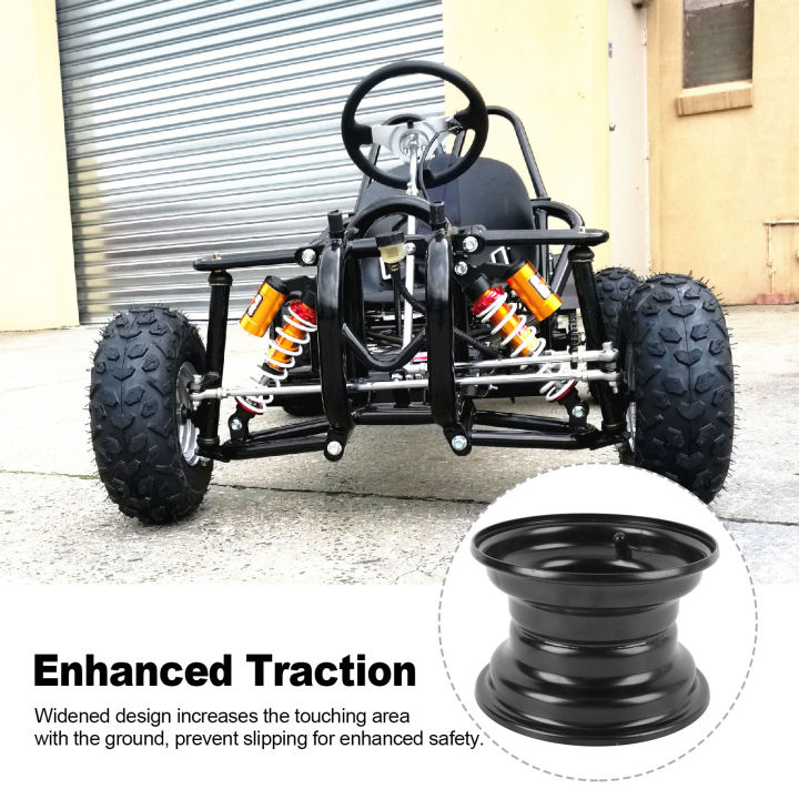 145/70-6 Go Kart Rim Enhanced Traction Secure 3 Holes Stylish Look Made ...