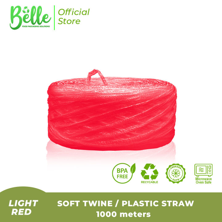 Belle Plastic Soft Twine/Plastic Straw, (Panali/Tali) 1000meters ...