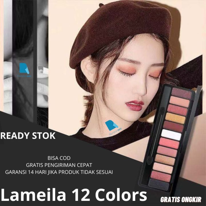 Lamela 12 Colors Newest So Cute Eyeshadow Palette - Lamela 10 Warna ...