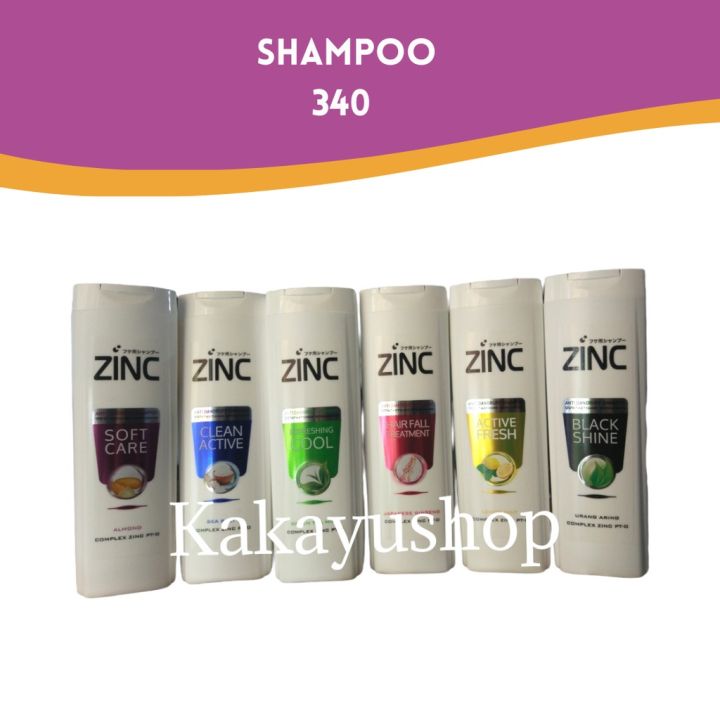 ZINC Anti Dandruff Shampoo 340ML - Sampo | Lazada Indonesia