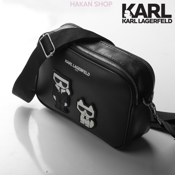 Túi Đeo Chéo Nam Nữ Cao Cấp KARL LAGERFELD Chất Liệu Da Simili Chống ...