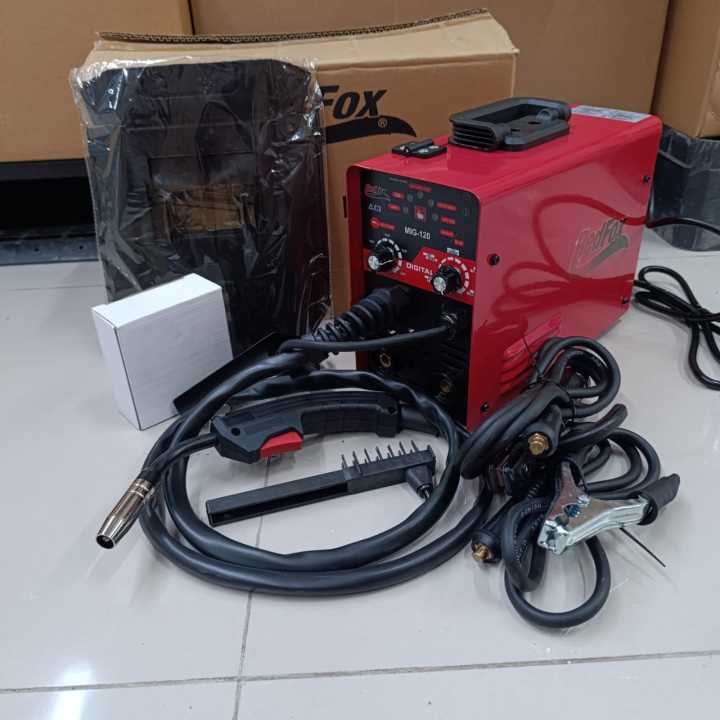 REDBO / REDFOX Mesin Las MIG 120A Tanpa Gas CO2 Flux Core CO MAG ...