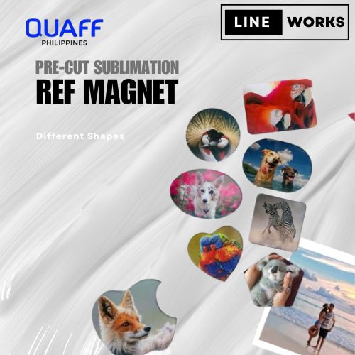 【Lineworks】- QUAFF Printable Blank Ref Magnet Pre-Cut Sublimation ...