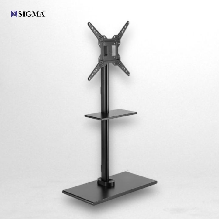 Sigma TV-8041W Compact TV Stand for 23 - 55" TV with Shelf | Lazada PH