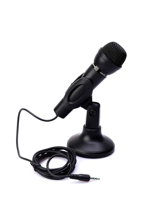 3.5mm Karaoke Wired Condenser Microphone Desktop for Computer Laptop ...