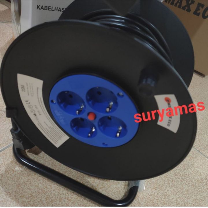 box kabel roll 25 meter kabel roll 25 m gulungan 4 stop kontak industri ...