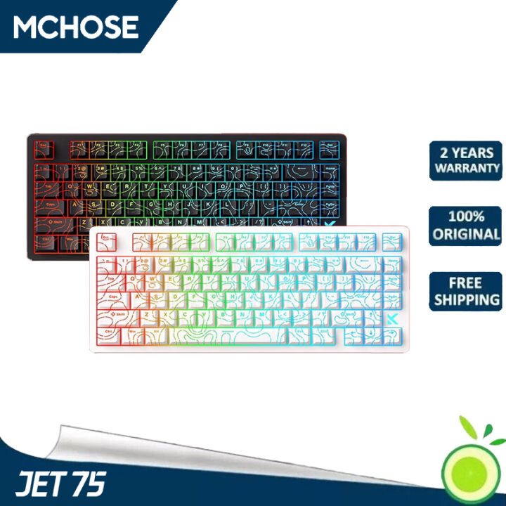 MCHOSE Jet 75 Magnetic Axis Mechanical Keyboard E-sports Game Office ...