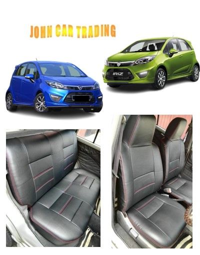 Proton Iriz Semi Leather Car Seat Cover Iriz Sarung Kusyen Kereta Full ...