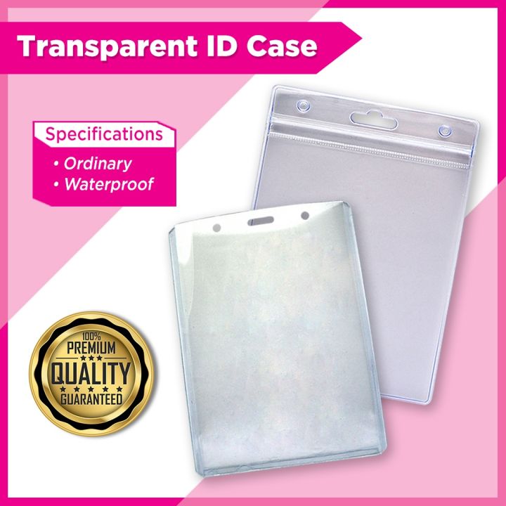 RF Printing Supplies - A6 ID CARD CASE HOLDER WITH ZIP LOCK WATERPROOF ...