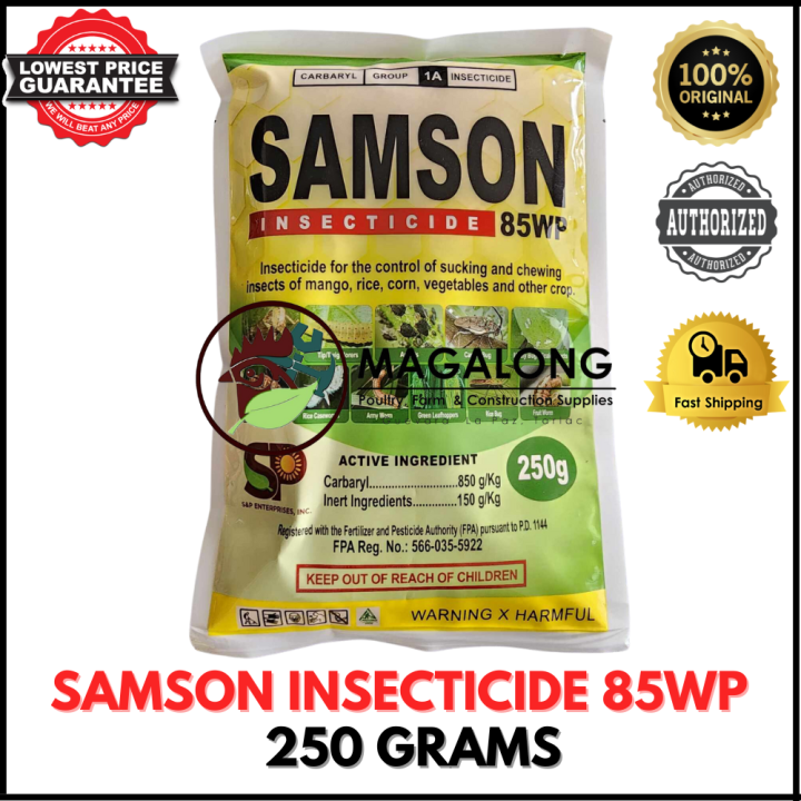 SAMSON INSECTICIDE 85WP - ANTI-TICK - ANTI-FLEA - CARBARYL, SEVIN - 50 ...