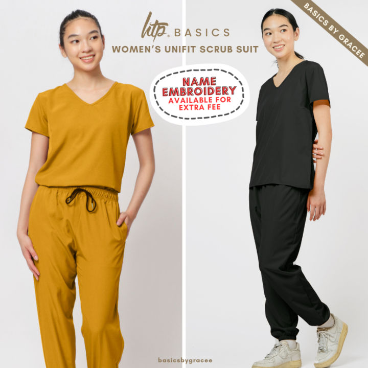 HTP Basics Women's Unifit Scrub Suit (Batch1) | Scrubsuit with ...