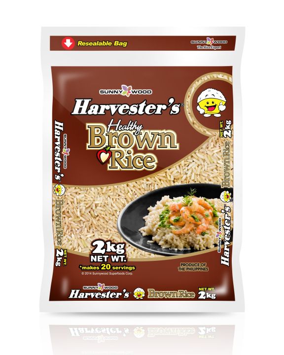 Harvester's Healthy Brown Rice 2kg | Lazada PH