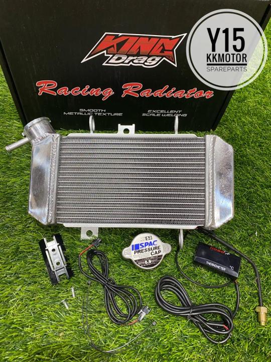 KING DRAG RADIATOR YAMAHA Y15ZR *INCLUDED THERMOMETER (KOSO) SET | Lazada