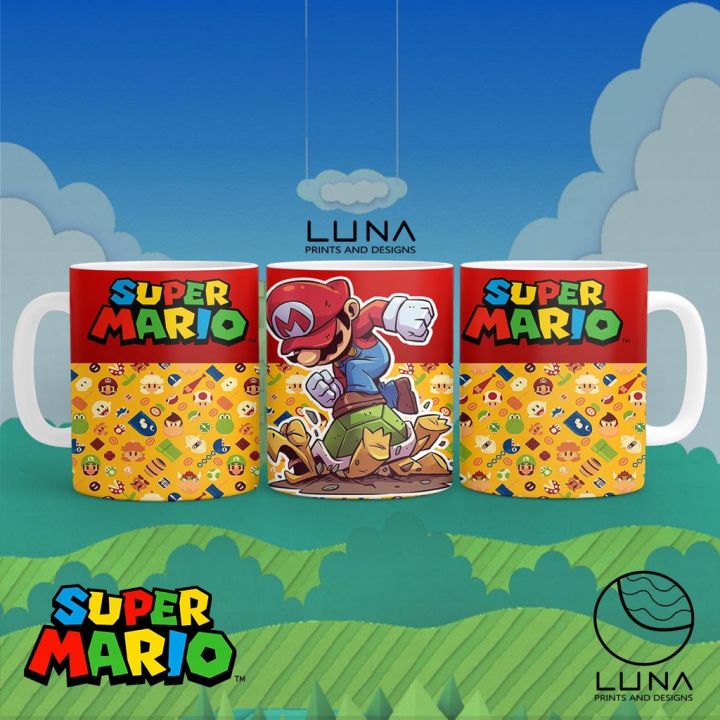 Super Mario Coffee Mug Collection V1 ( Bowser Princess Peach Luigi ...