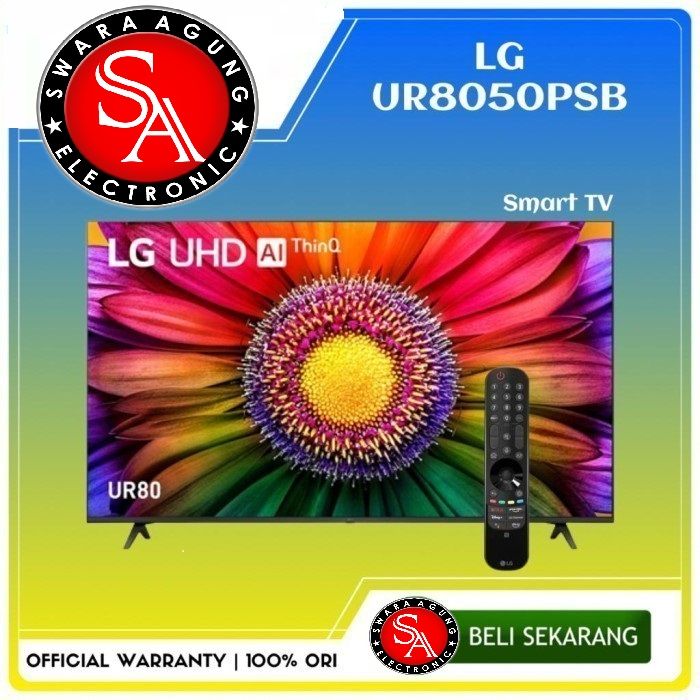 Led UHD 4K Smart TV 43 Inch THINQ AI LG Type : 43UR8050 (Khusus Medan ...