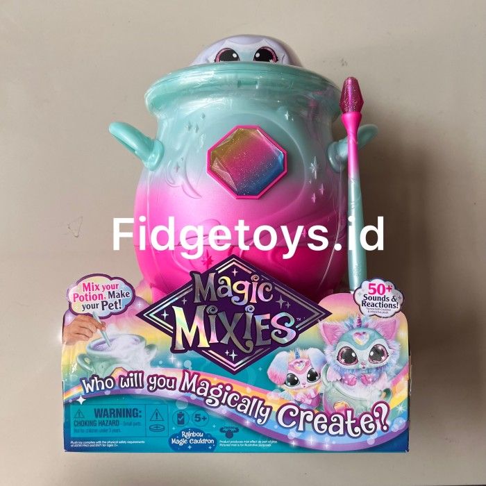 MAGIC MIXIES RAINBOW MAGICAL MISTING CAULDRON WITH INTERACTIVE PLUSH ...