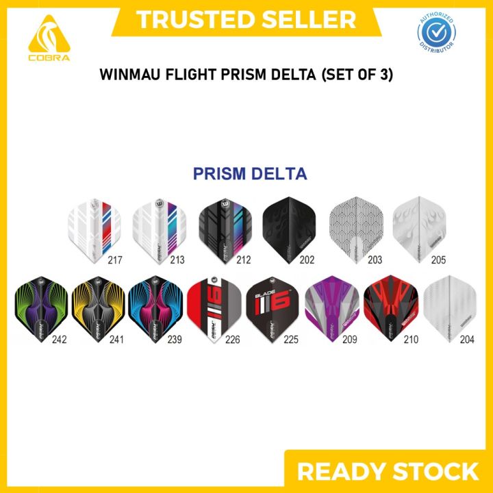 Winmau Dart Flight PRISM DELTA Standard Flight | Lazada